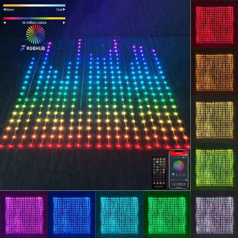 Buy Wholesale China 2m*2m Diy Dmx Control 400 Animated Rgb Led Curtain ...