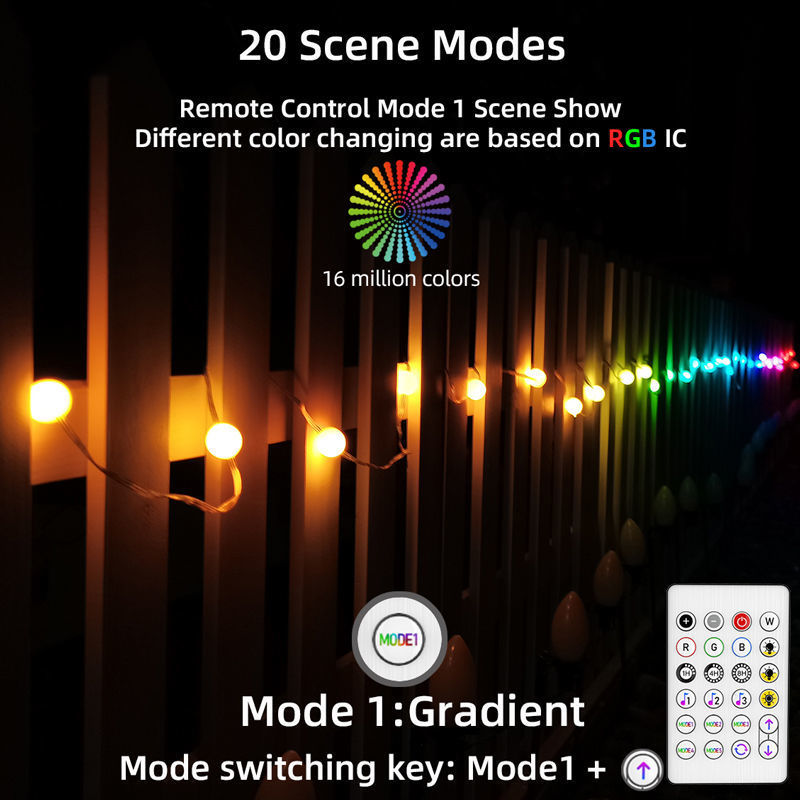 Buy Wholesale China Led Color Changing Globe String Lights App Control ...