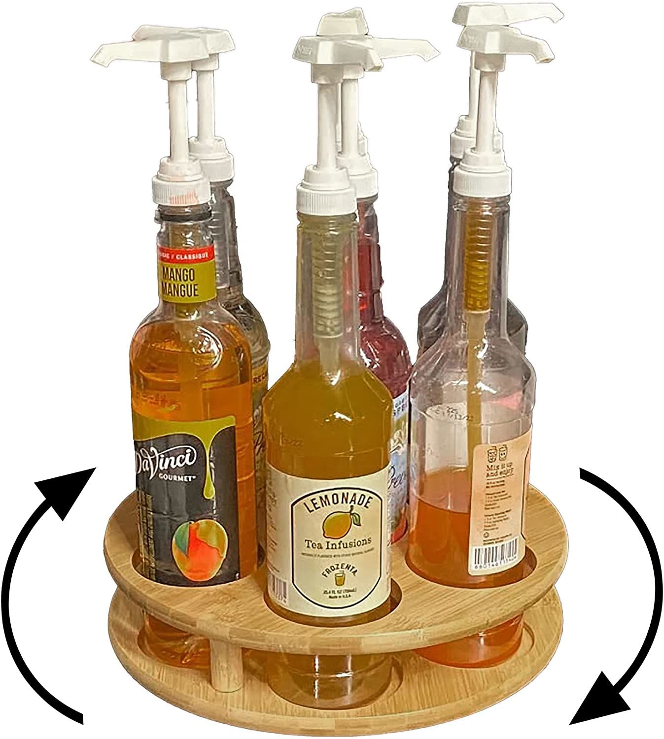 Buy Wholesale China High Quality 7 Bottles Capacity Coffee Syrup Rack ...