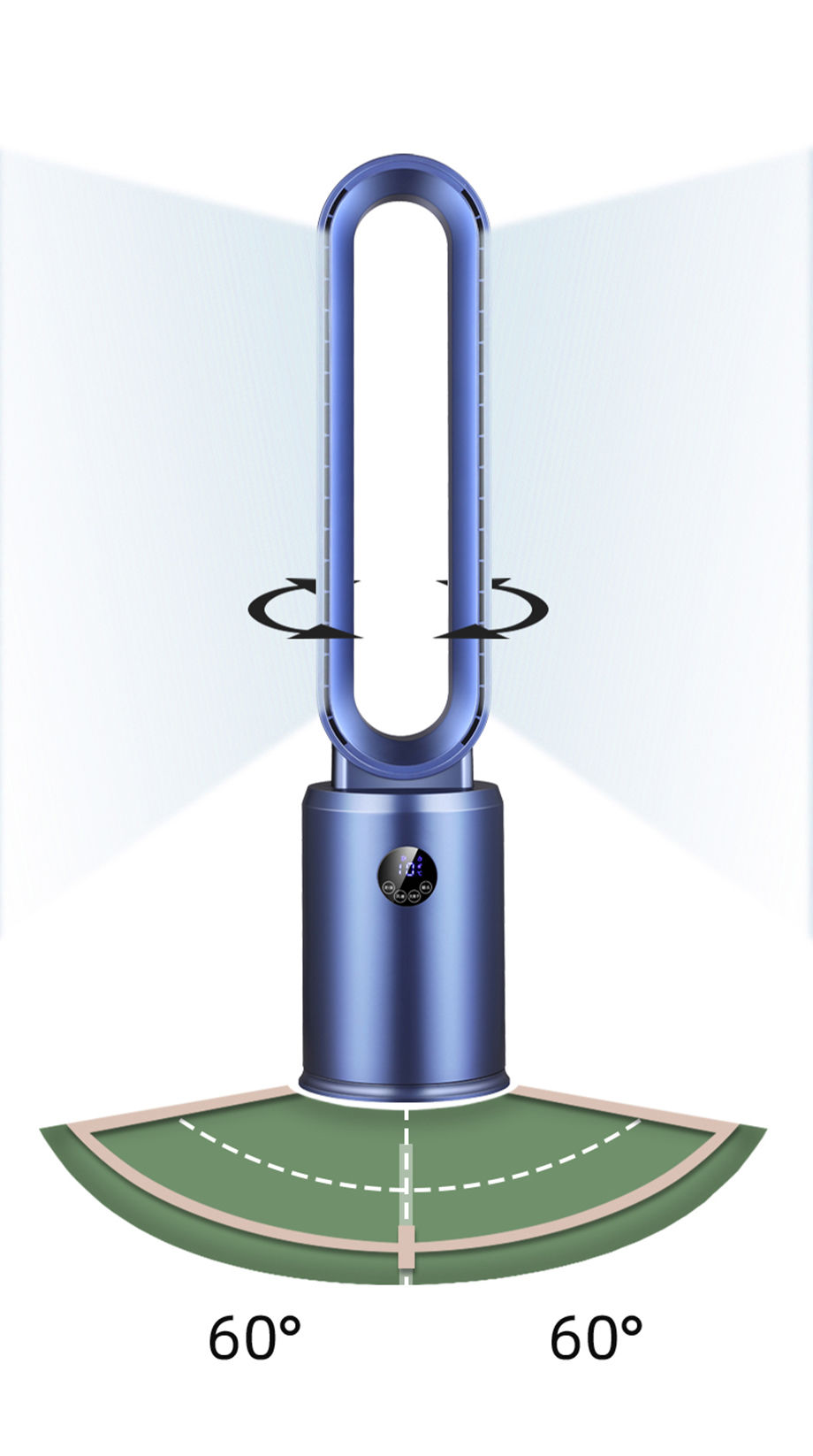 Supplier Of Electric Bladeless Fan, Portable Standing Bladeless Fan ...