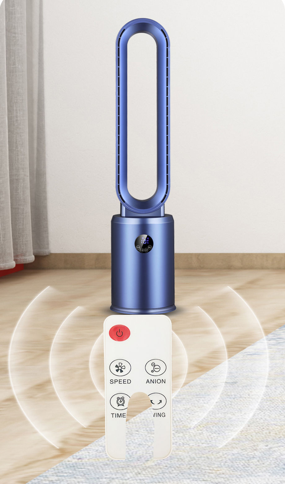 Supplier Of Electric Bladeless Fan, Portable Standing Bladeless Fan ...