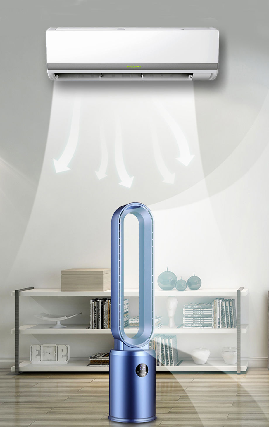 Supplier Of Electric Bladeless Fan, Portable Standing Bladeless Fan ...