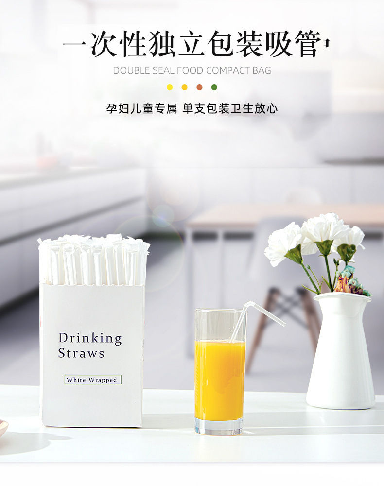 Buy Wholesale China Disposable Transparent Drink Straw Plastic ...