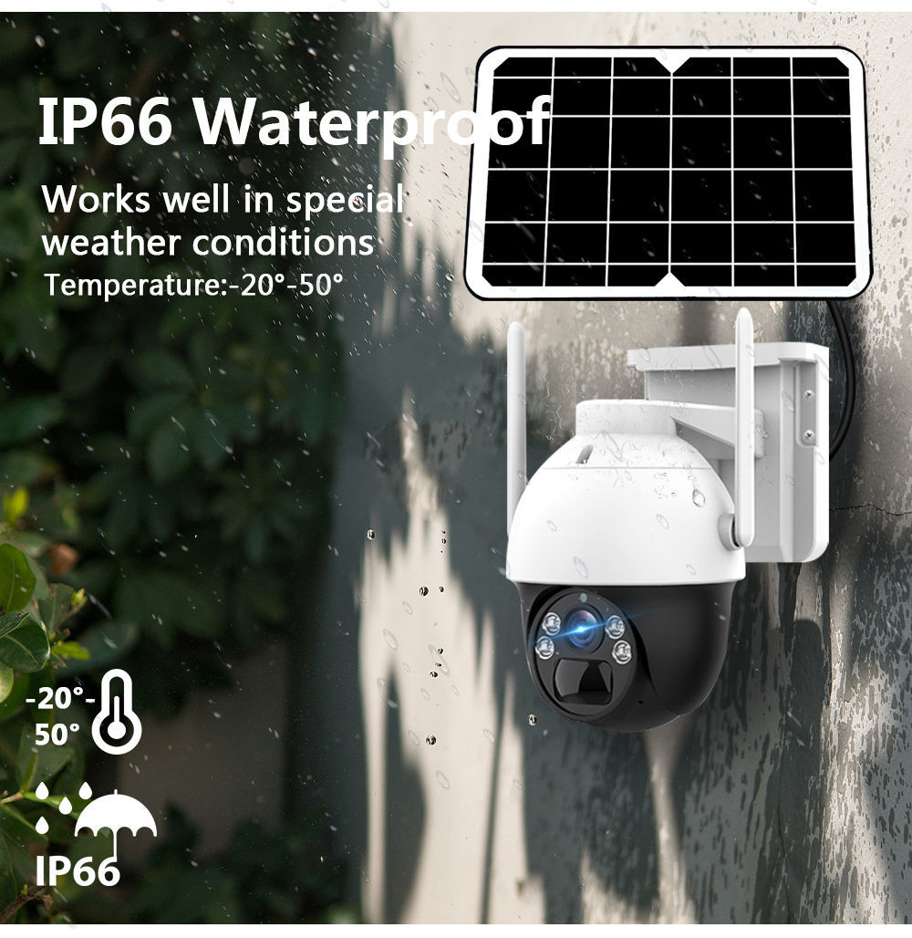 Buy Wholesale China 4g Solar Powered Ip Camera With Solar Panels 3mp ...