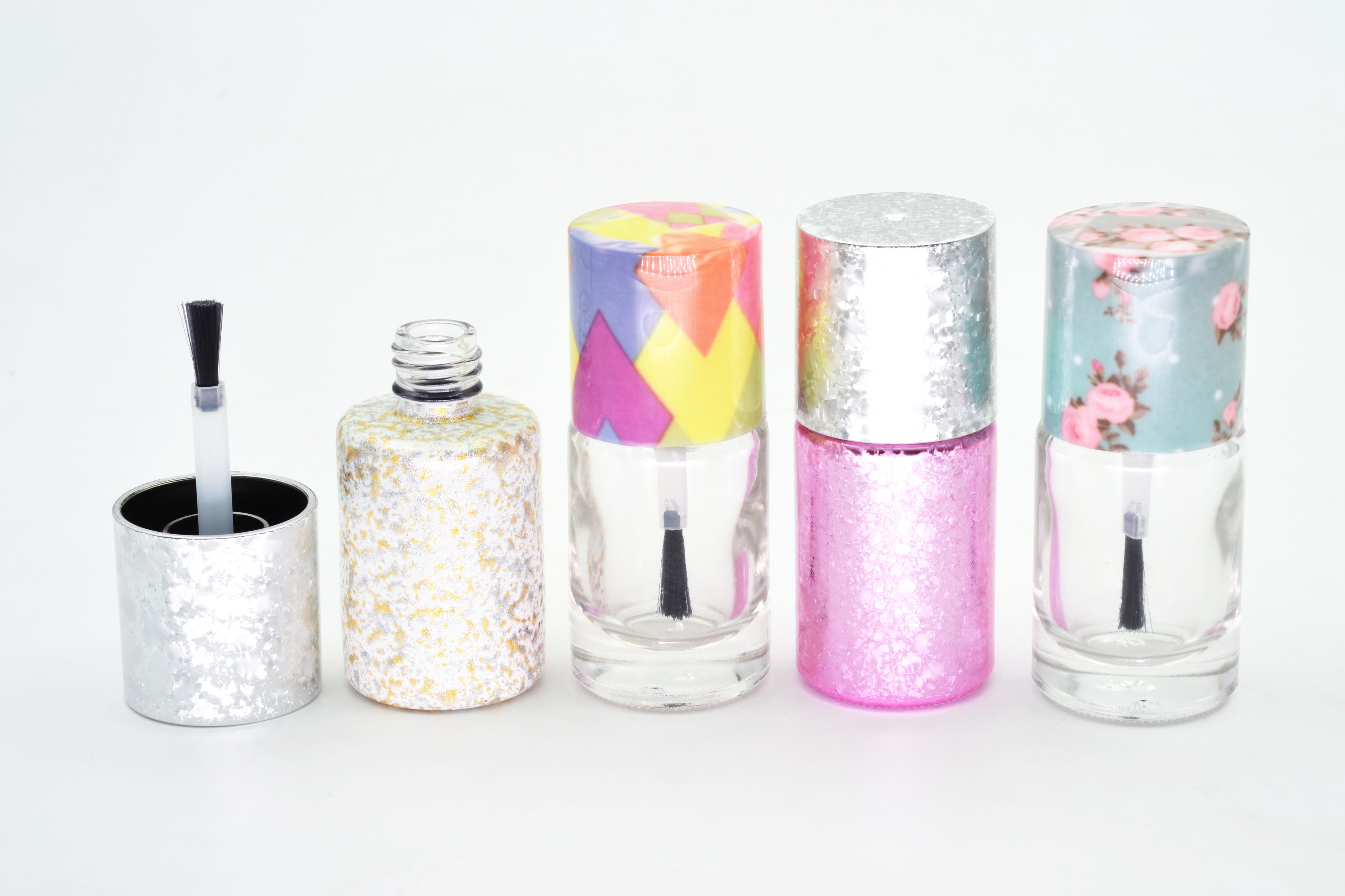 Supplier Of 14ml Small Empty Glass Nail Polish Bottles With Brush Cap ...