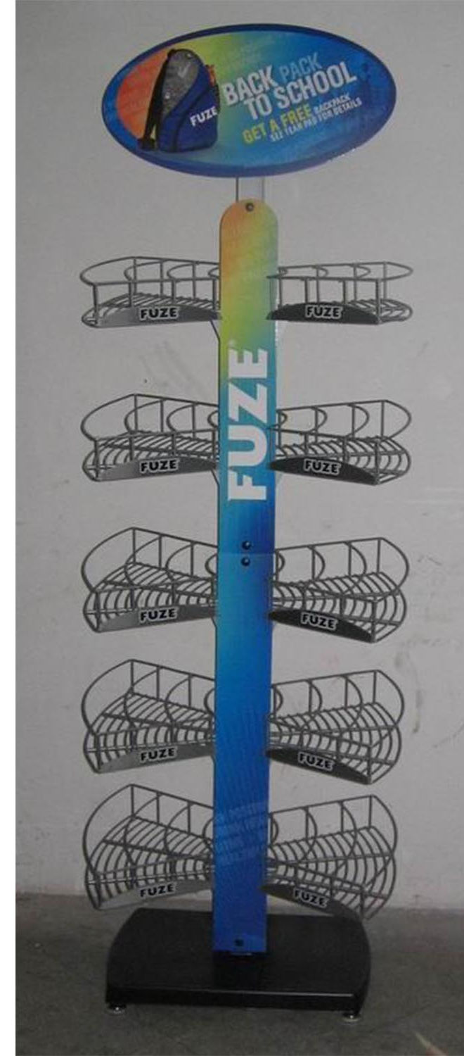 Buy China Wholesale Customized Pop Floor Wire Display Beverage Shelf ...