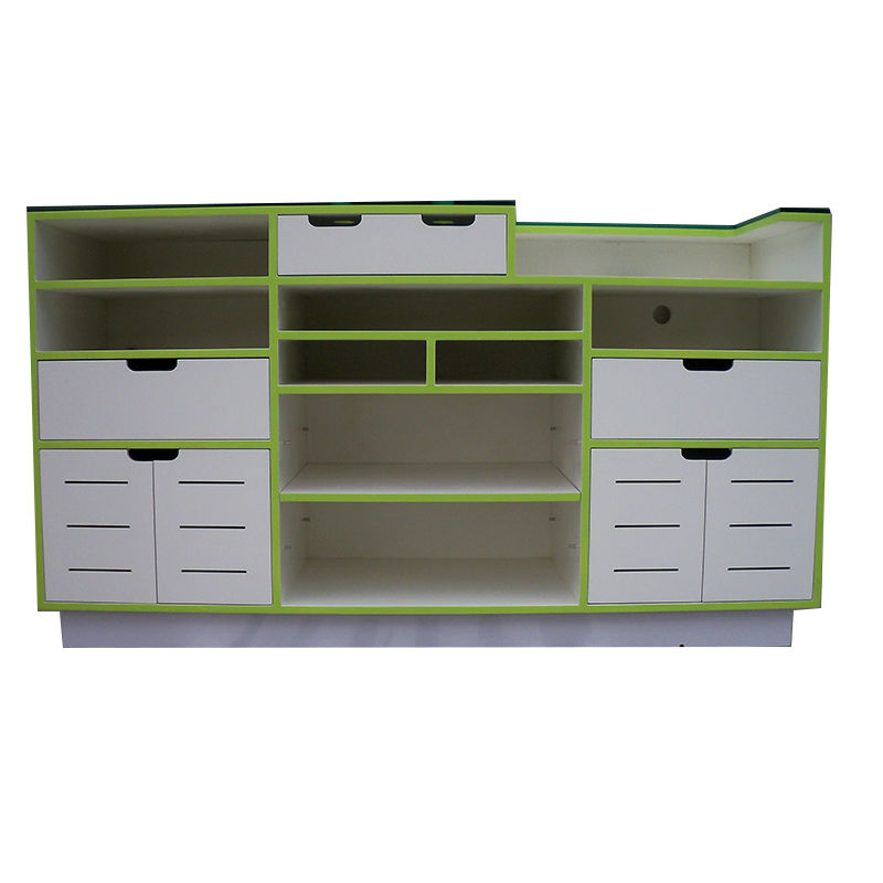 Oem Clothing Shop Wooden Cash Desk Cash Counter With Drawers - Buy ...