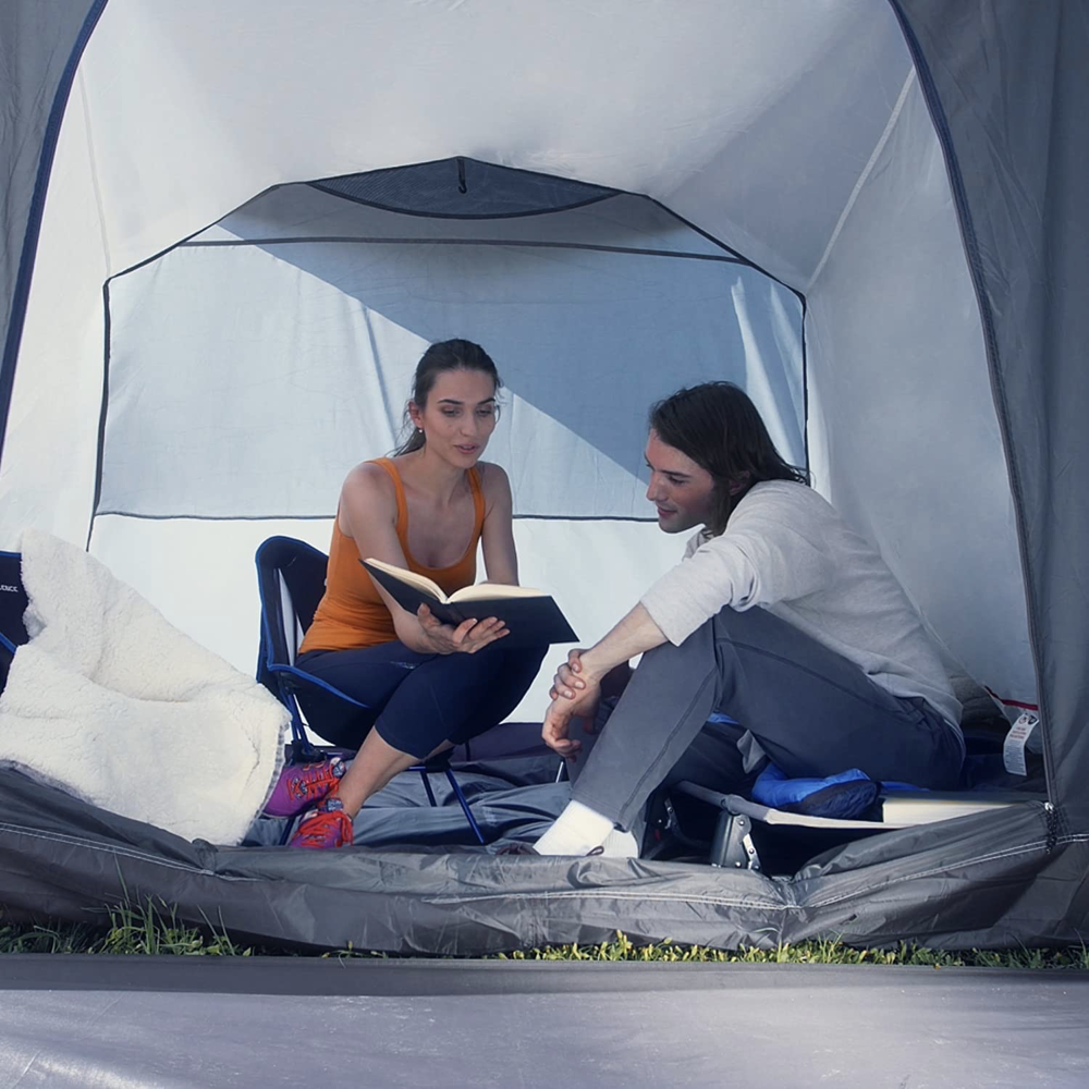 8 Person Tent Family Camping Tent Waterproof Windproof With Divided Curtain For Separated 2 ...