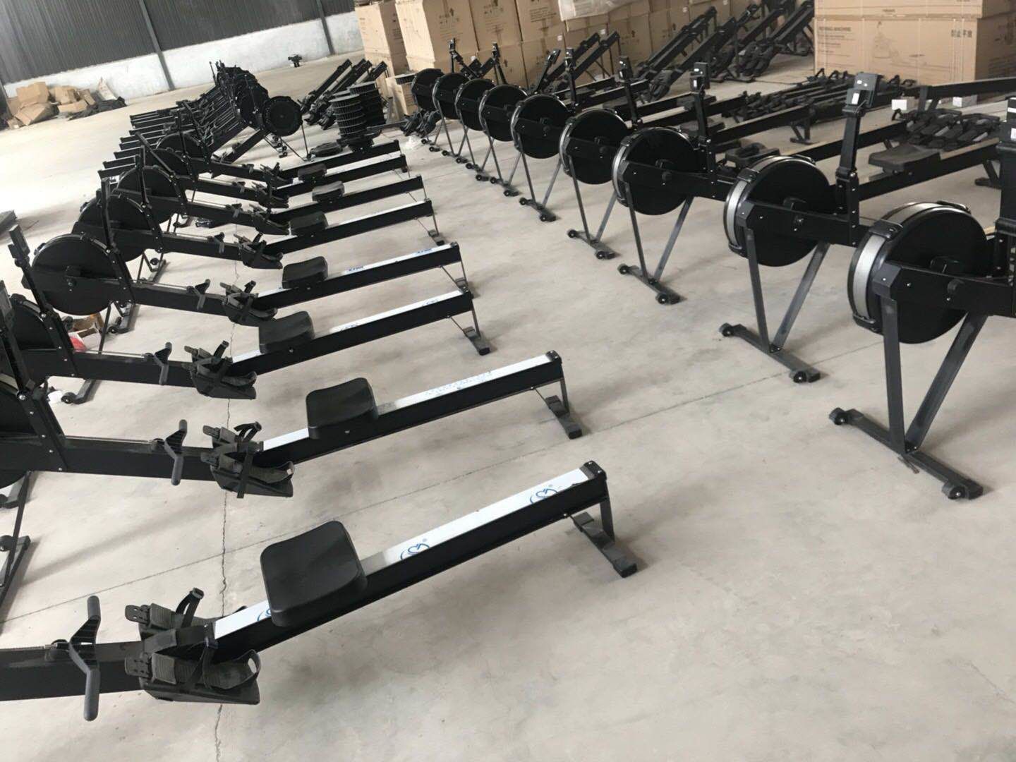 Paragon Fitness Commercial Air Rower Gym Equipment Gym Rowing Machine ...