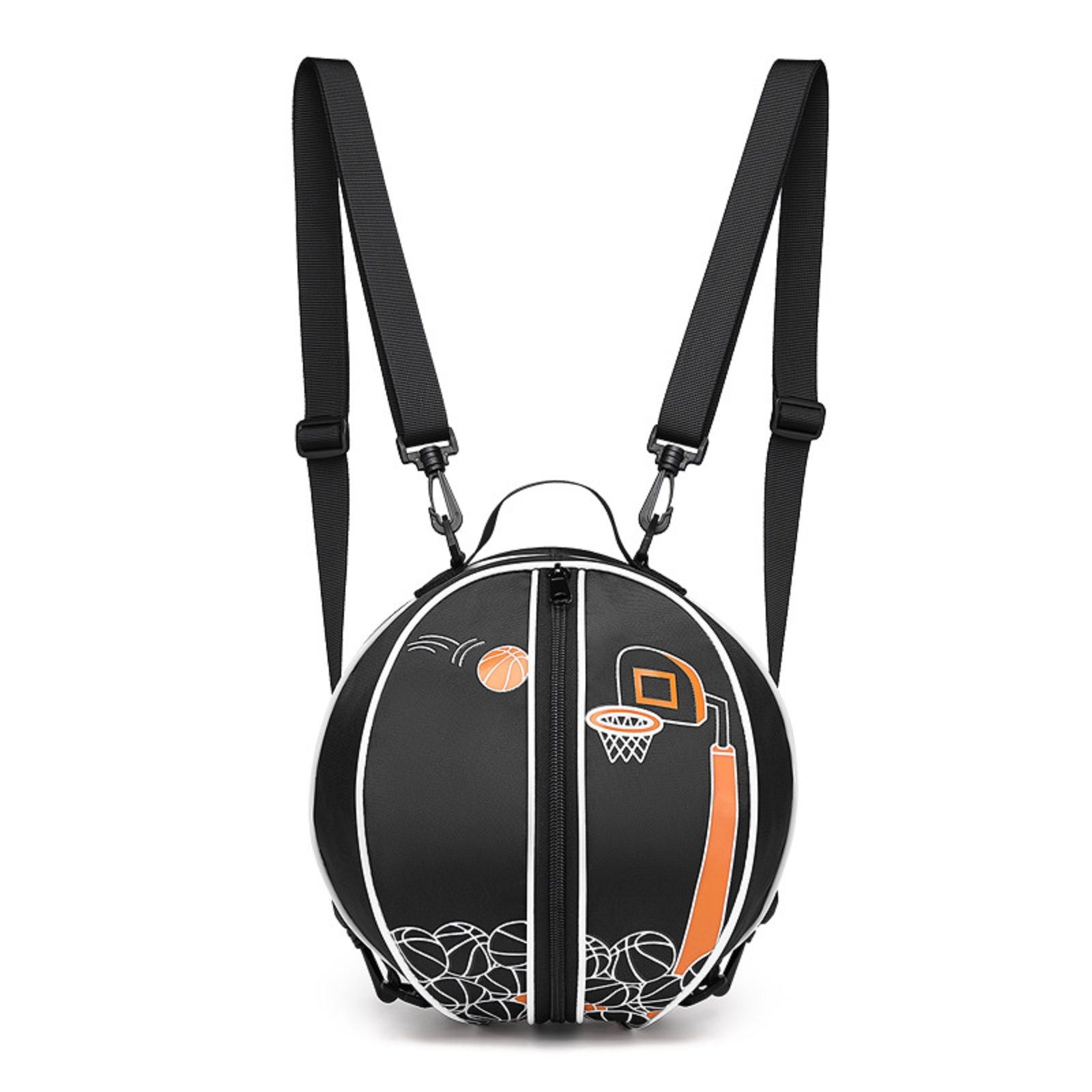 Basketball Storage Backpack For Boys Foldable Soccer Zipper Backpack ...