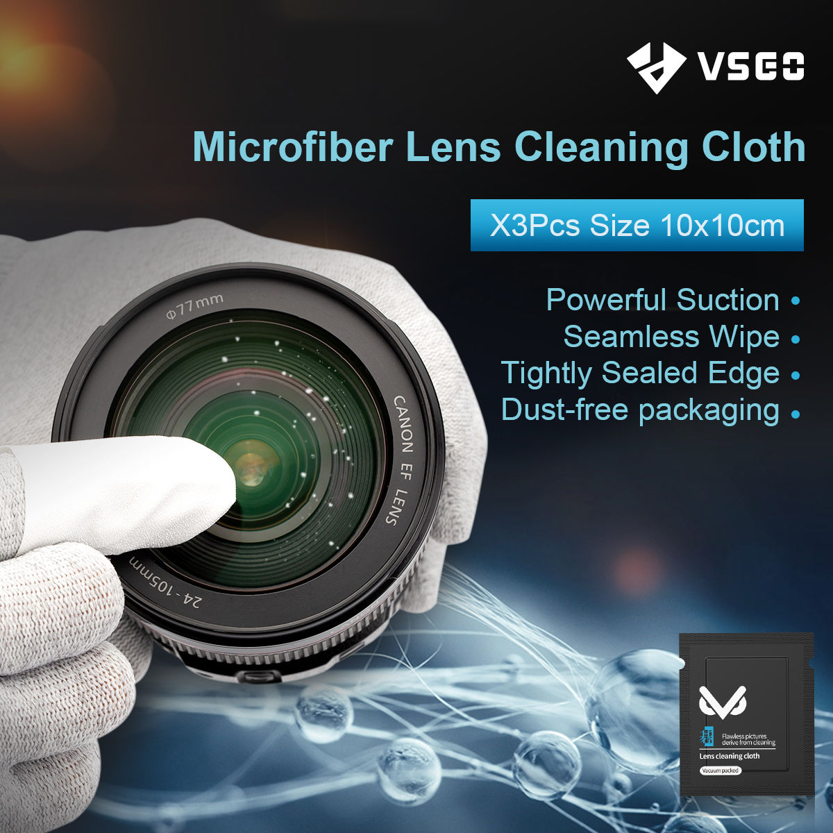 Buy Wholesale China Vsgo Vs-a1e Portable Lens Cleaning Kit & Camera ...