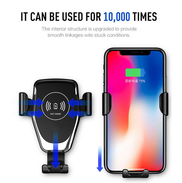 Buy China Wholesale Fast Charging Wireless Car Charging Stand For All ...