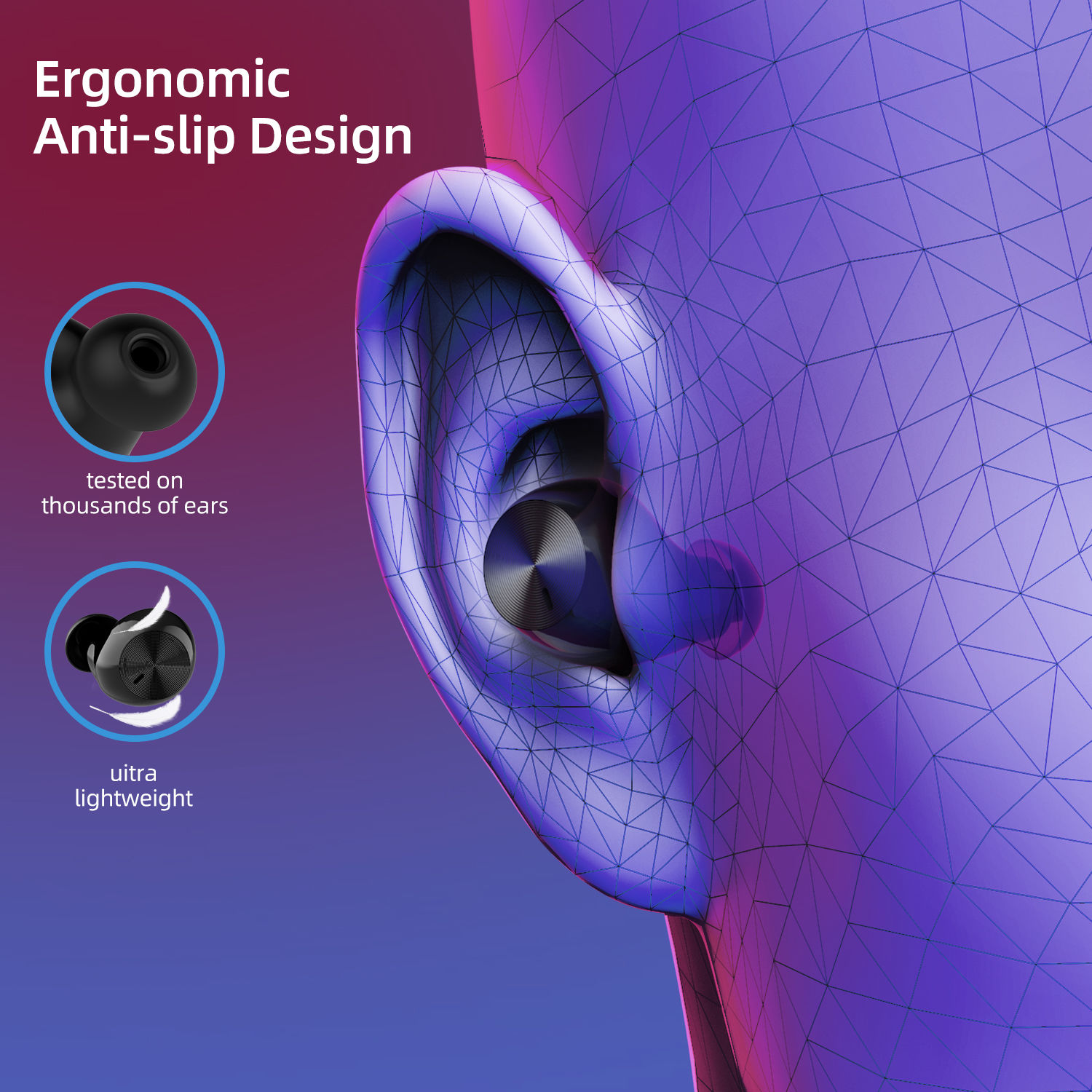 Bulk Buy China Wholesale Lightweight Ergonomic Anti-slip Design Hifi ...