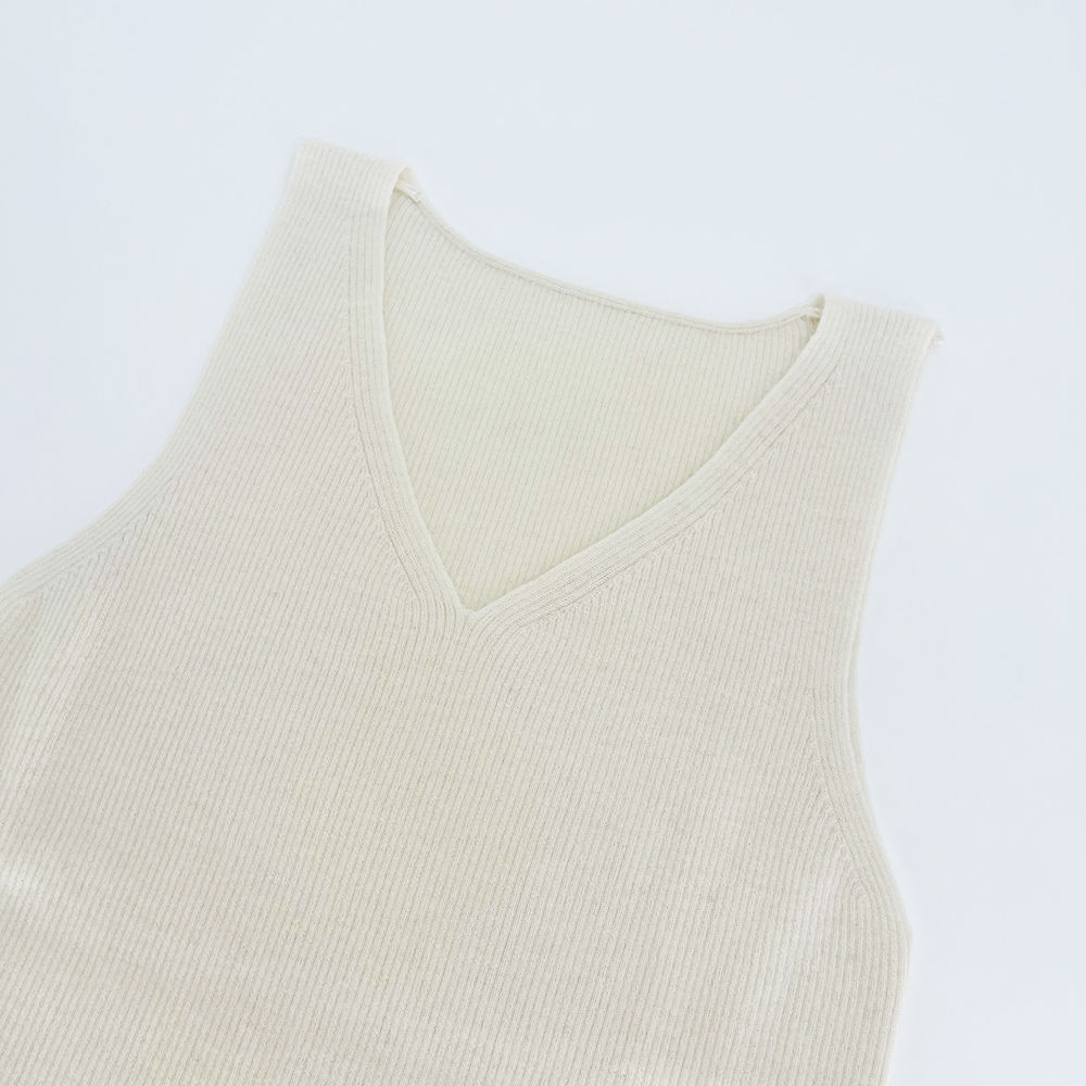 Buy Wholesale China Women Knitwear Cashmere Tank & Cashmere Tank at USD ...
