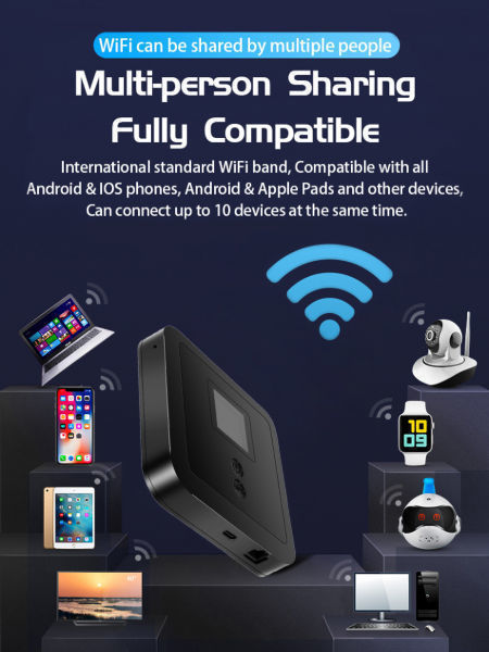 5g Router Wifi 6 Mobile Hotspot Router Ac1800 Fast Wireless Hotspot ...