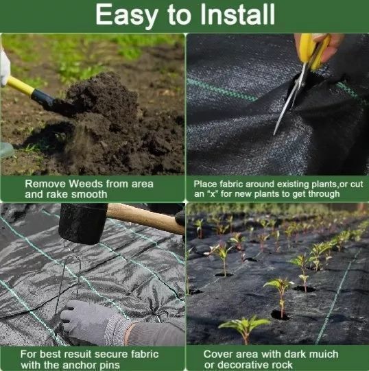 Buy Wholesale China Anti Grass Fabric Weed Mat 3oz Weed Barrier & Weed ...