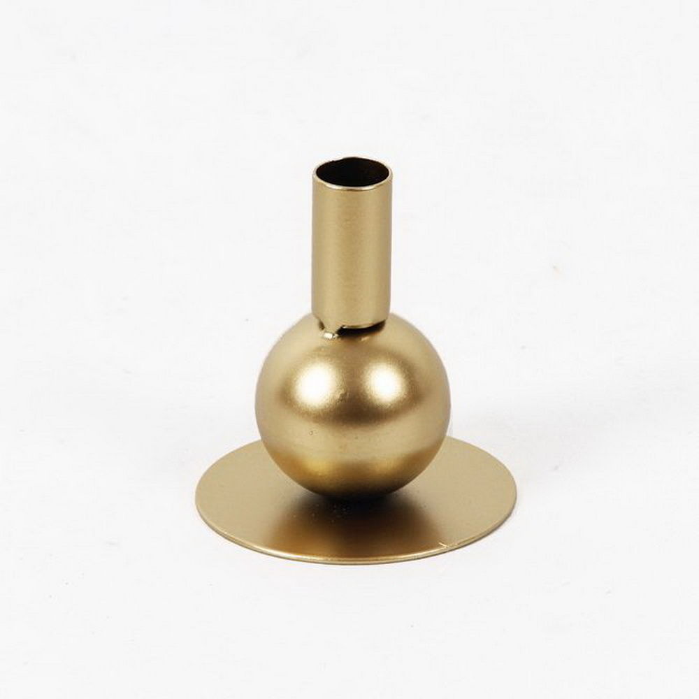 Buy Wholesale China Maxery Christmas Brass Candle Holder, Light Gold ...