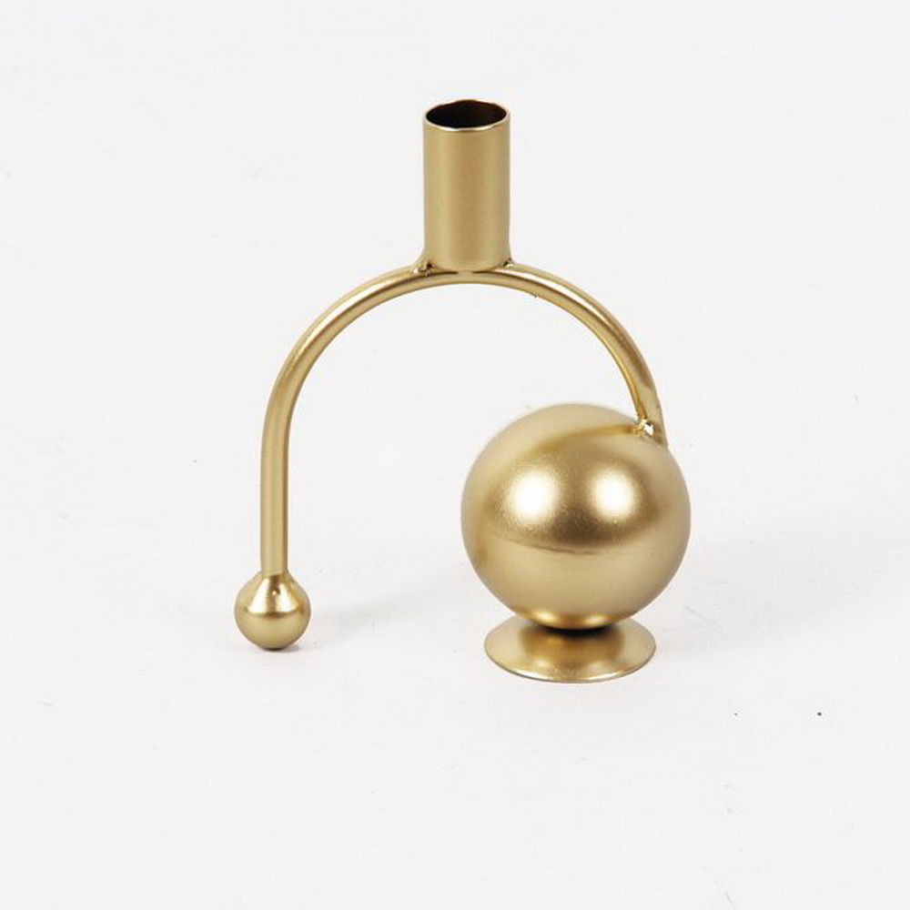 Buy Wholesale China Maxery Christmas Brass Candle Holder, Light Gold ...