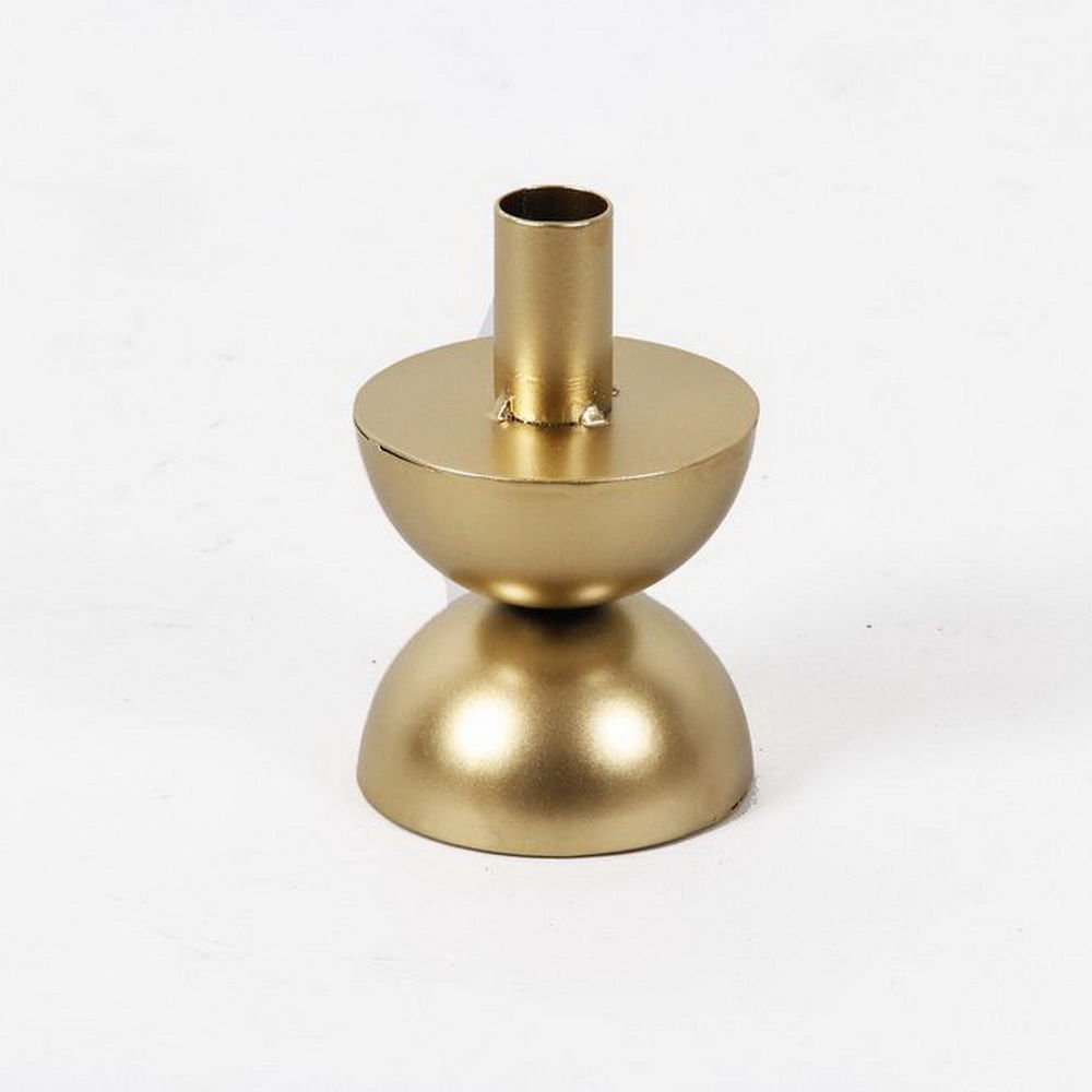 Buy Wholesale China Maxery Christmas Brass Candle Holder, Light Gold ...