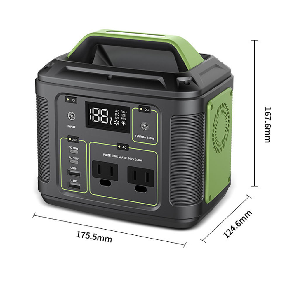 Buy Wholesale China Portable Power Station 200w, Solar Generator, Ac ...