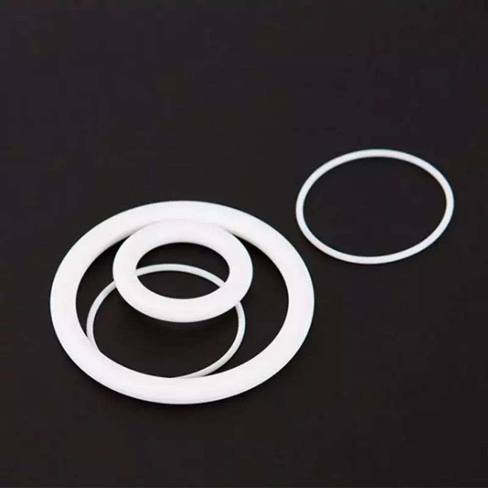 Customized White Ptfe Mechanical Sealing Spacer Virgin Ptfe Spacer ...