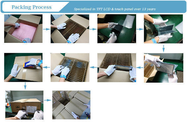 Custom 30 Pin Lcd Display Lcd Panel 720x480 Touch Screen 5.0 Inch Tft ...