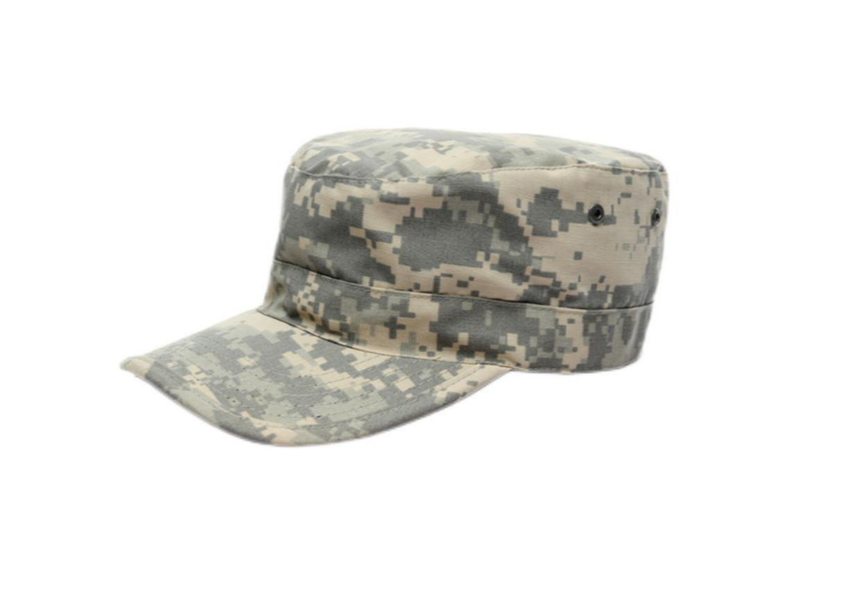 Outdoor Camouflage Tactical Camouflage Training Flat Top Military Cap ...