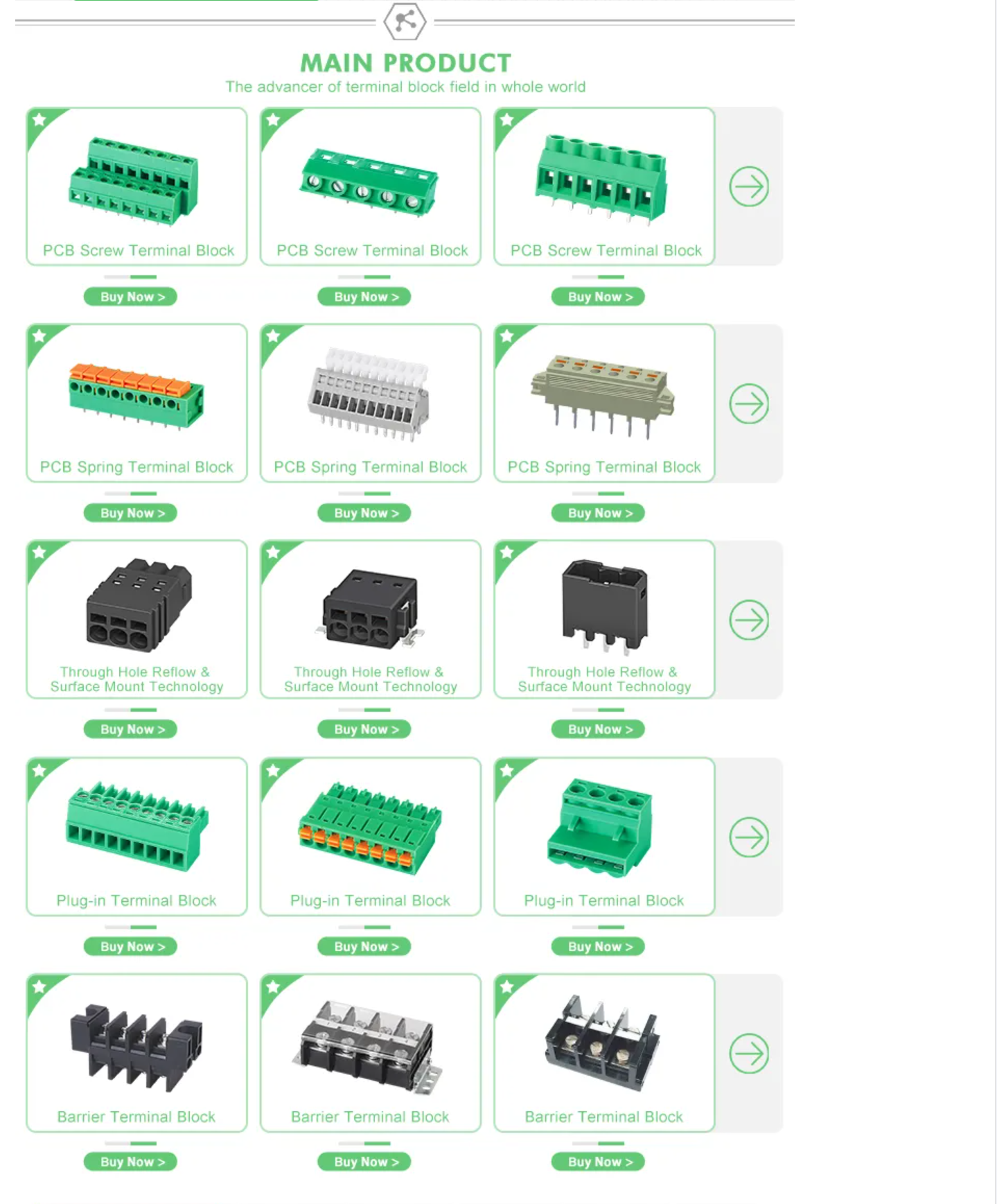 600v/30a 14.0mm Double Row Bus Bar Barrier Terminal Block Screw Type ...