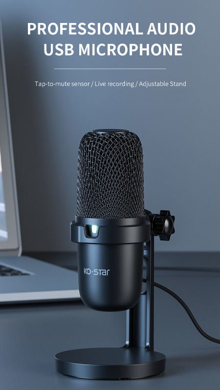 Gaming Microphone Usb Gamer Microphone With Rgb Lighting, 0-latency For Pc Gaming Podcasts ...