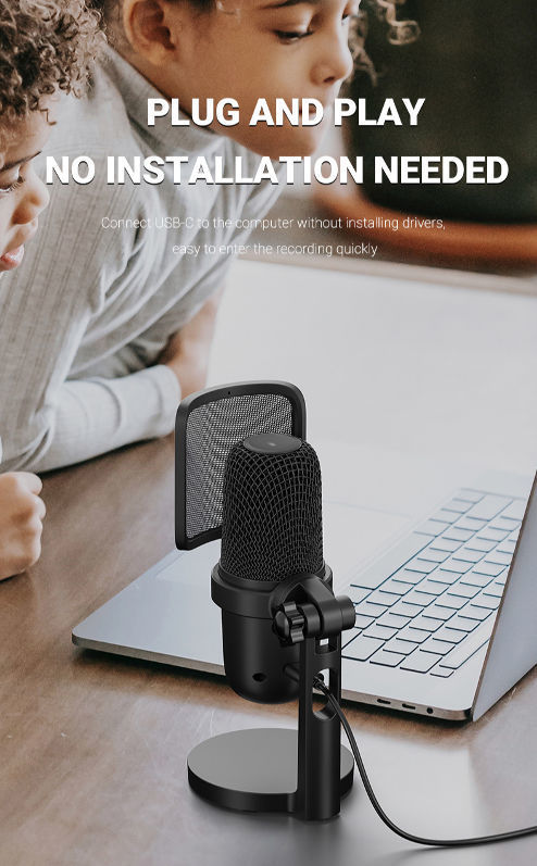 Gaming Microphone Usb Gamer Microphone With Rgb Lighting, 0-latency For Pc Gaming Podcasts ...