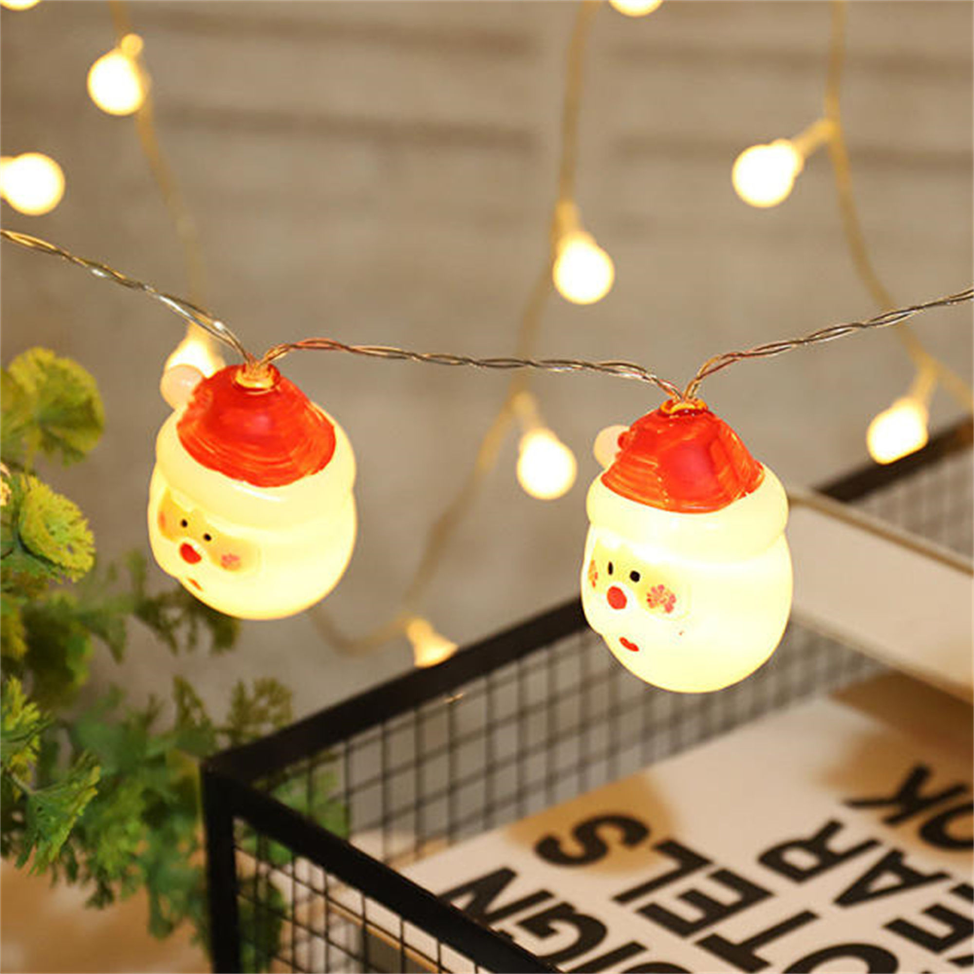 Buy Wholesale China Santa Claus Snowman Led String N Lightsew Battery ...