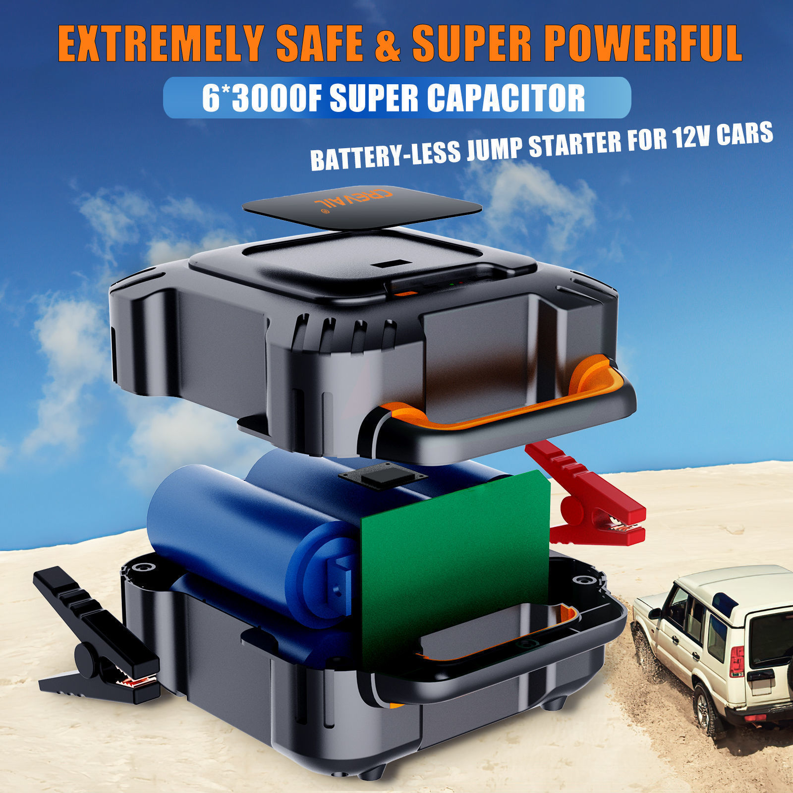 Buy Wholesale China Super Capacitor Extremely Safe Portable Jump ...