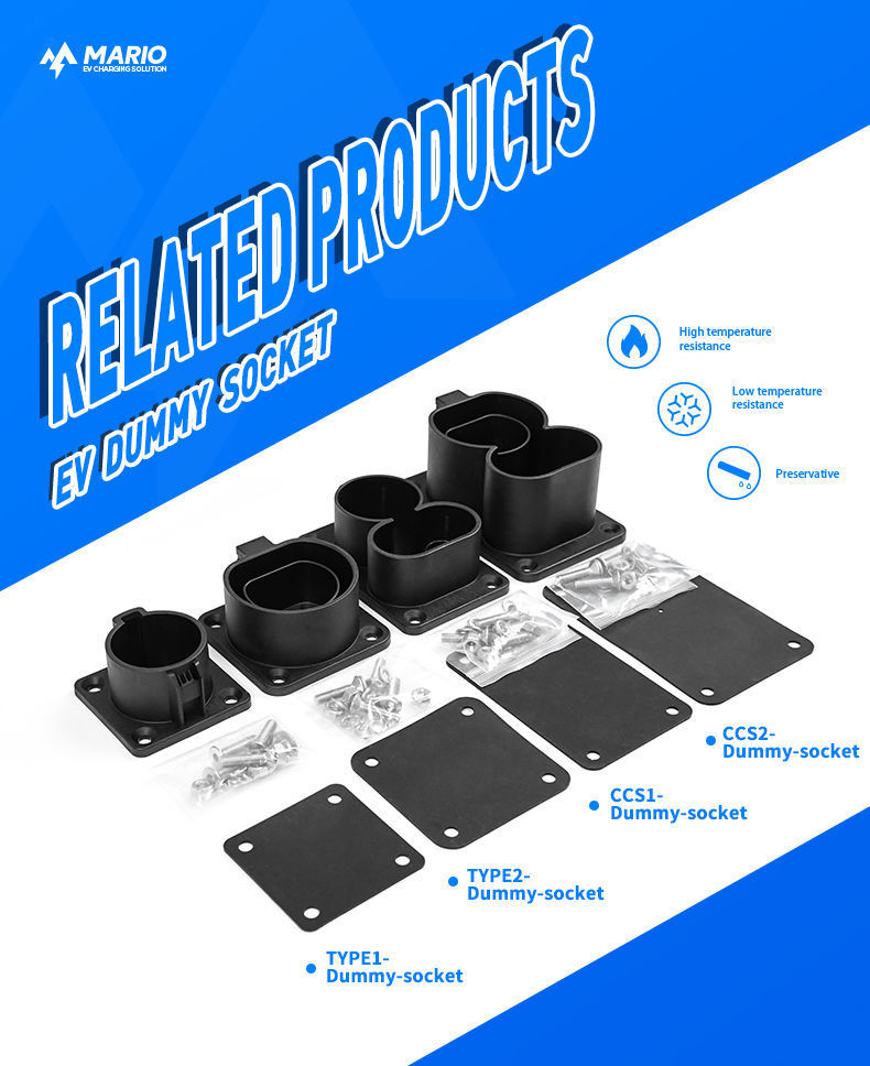 Ccs2 Charging Plug Dummy Socket Wholesale Ev Charging Cable Holder, Ac Ev Charging Dummy Socket ...