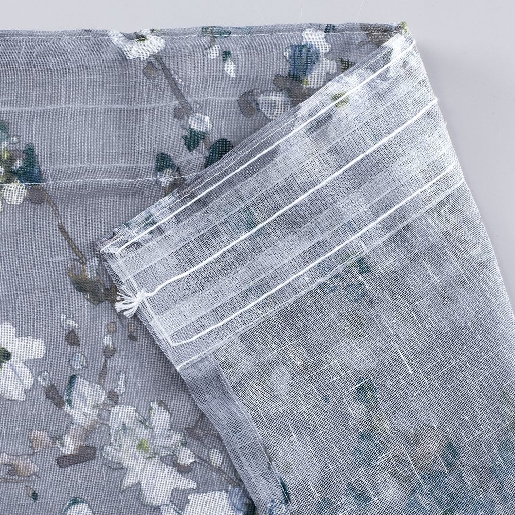 New Material Solid Turkish Voile Fabric Linen Sheer Curtains For The ...