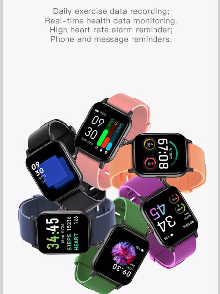 Gts1 Smart Watch Full Touch Screen Activity Tracker Ip68 Waterproof ...