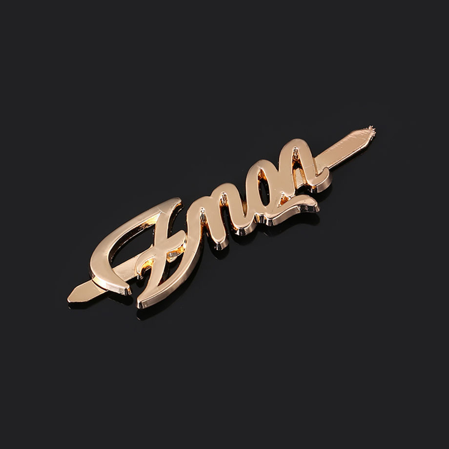 Fashion Decorative Screw Label Custom Metal Rivet Brand Logo For Bag ...