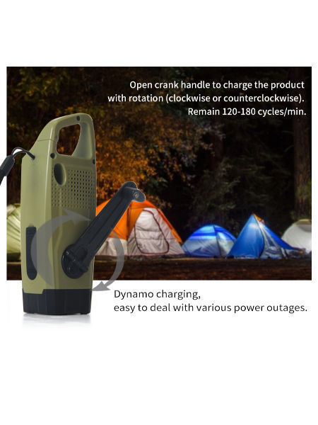 Buy Wholesale China 2022 New Arrival Rechargeable Solar Hand Crank ...