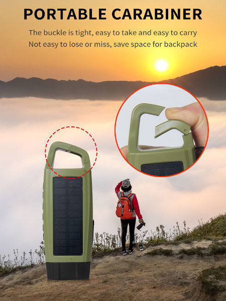 Buy Wholesale China 2022 New Arrival Rechargeable Solar Hand Crank ...