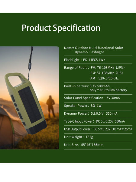 Buy Wholesale China 2022 New Arrival Rechargeable Solar Hand Crank ...