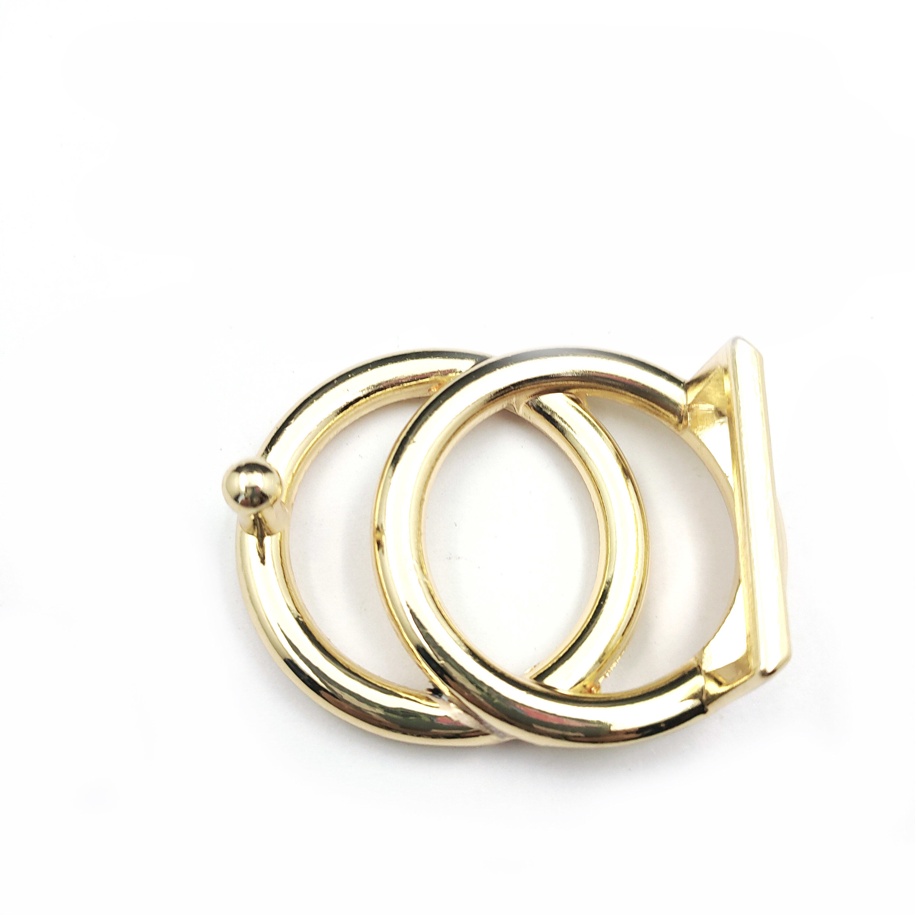 Buy Wholesale China 30mm Light Gold Plating Double Ring Zinc Alloy ...