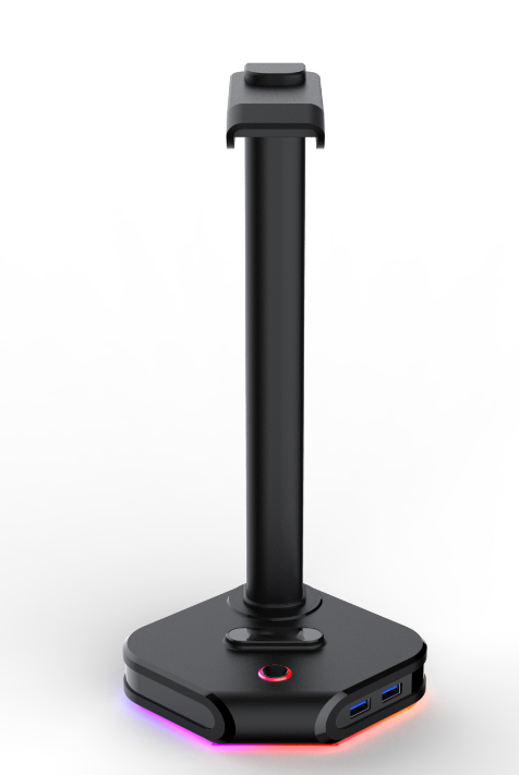 Rgb Lighting Headset Stand Gaming Usb Port Data Transfer Headphone ...