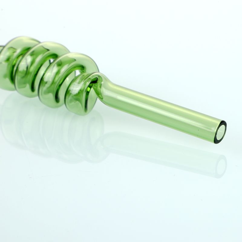 Bulk Buy China Wholesale Green And Black Color Glass Coil Bubbler Oil ...