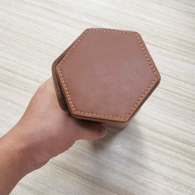 Buy Wholesale China 3 Slot Genuine Leather Watch Case | Watch Roll ...