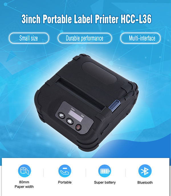Buy China Wholesale Lcd Display 80mm Wireless Mobile Thermal Bluetooth ...