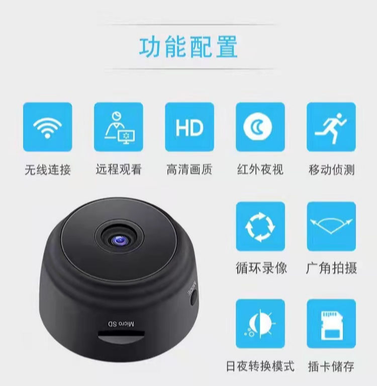 Buy Wholesale China Spy Camera Fhd Wifi Magnetic Night Vision , Loop ...