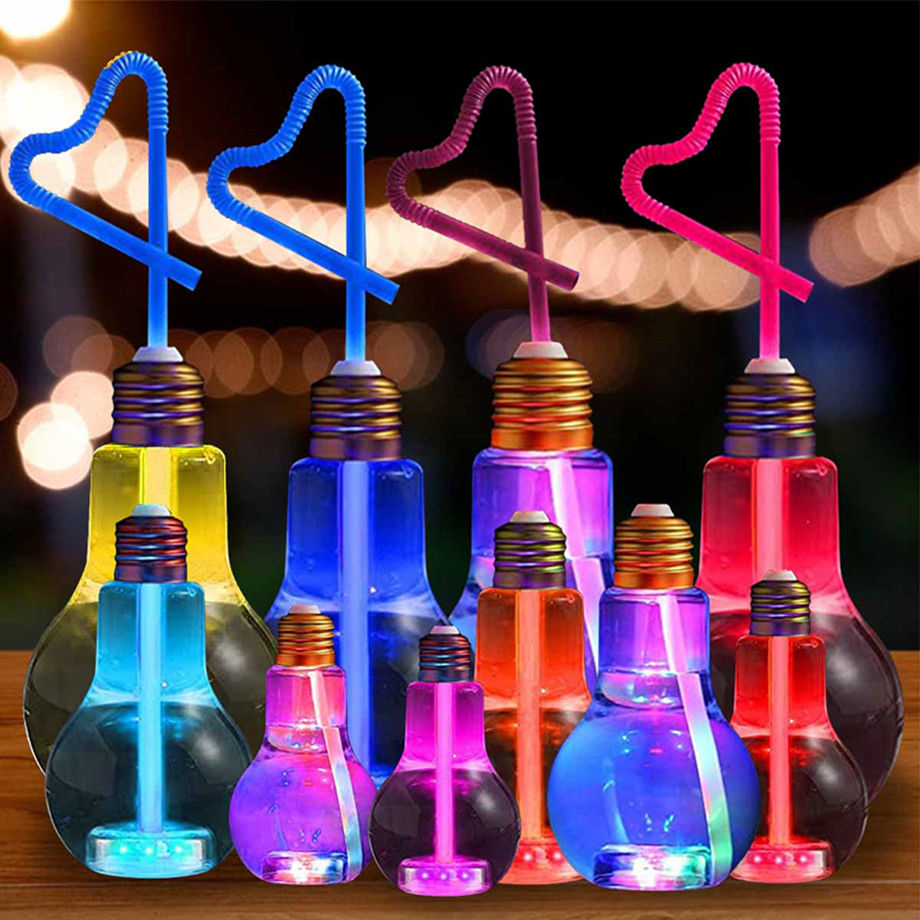 Buy Wholesale China Led Luminous Cup Juice Drink Pet Plastic Flash ...