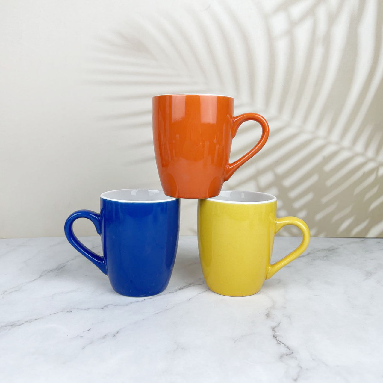 Custom Modern Simple Multiple Colour Ceramic Mugs 11oz Ceramic Coffee ...