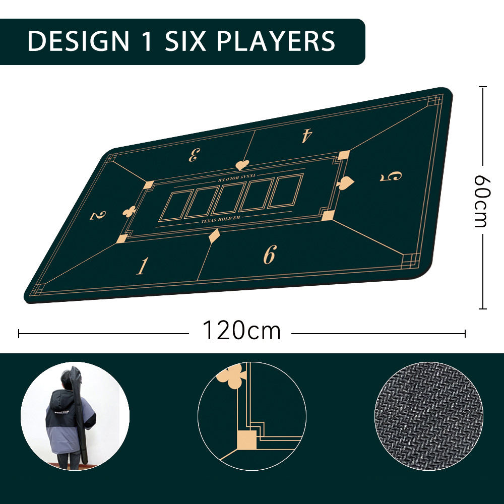 Buy Wholesale China Uoo Poker Mat Mouse Pad Rubber Material 3 Designs ...