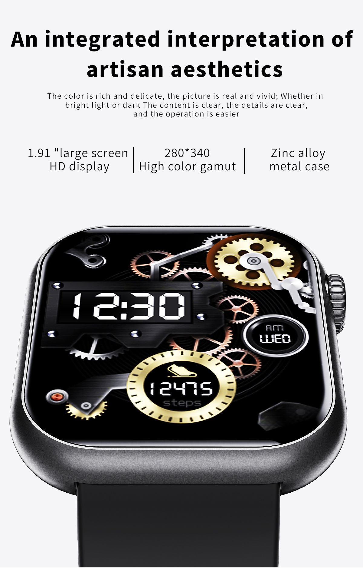 2023 New Watch F57 Hot Sale Full Touch Smartwatch Waterproof 1.91inch ...