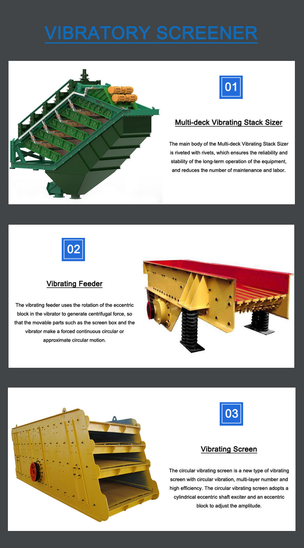 Buy China Wholesale High Frequency Vibrating Screen Stack Sizer For ...